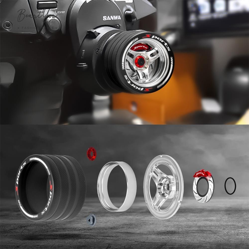 Aluminum RC Hand Wheel RC Transmitter Steering Wheel for SANWA MT4/MT5 ...