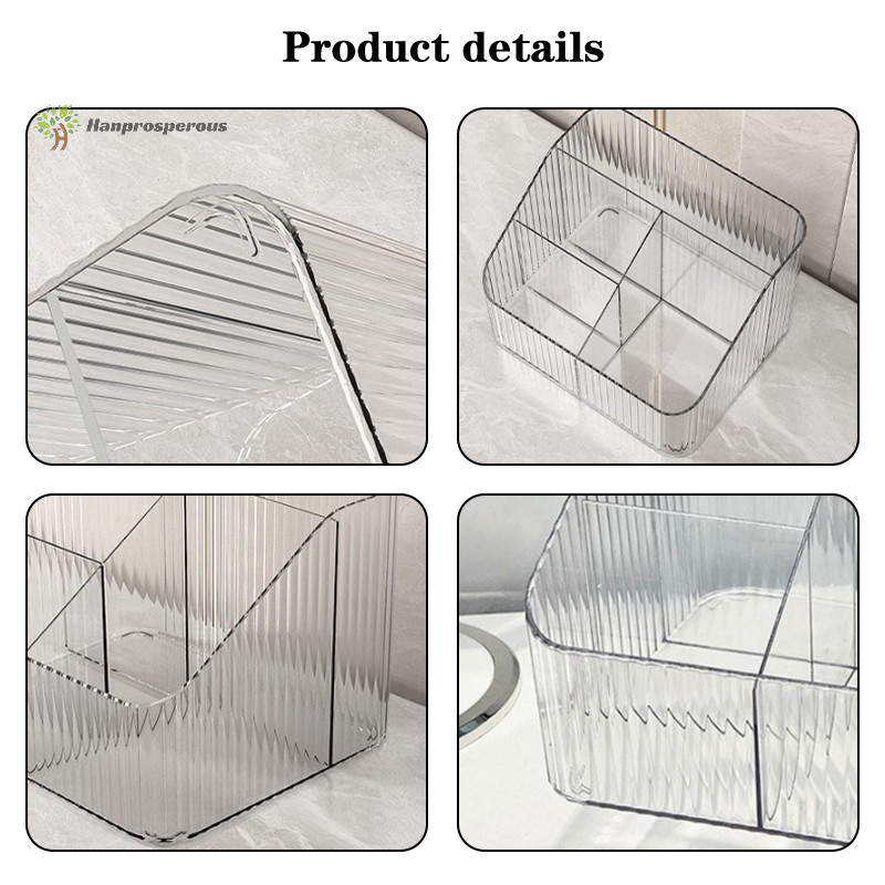 Hanprosperous> Trapezoid Plastic Transparent Makeup Display Rack Lip ...