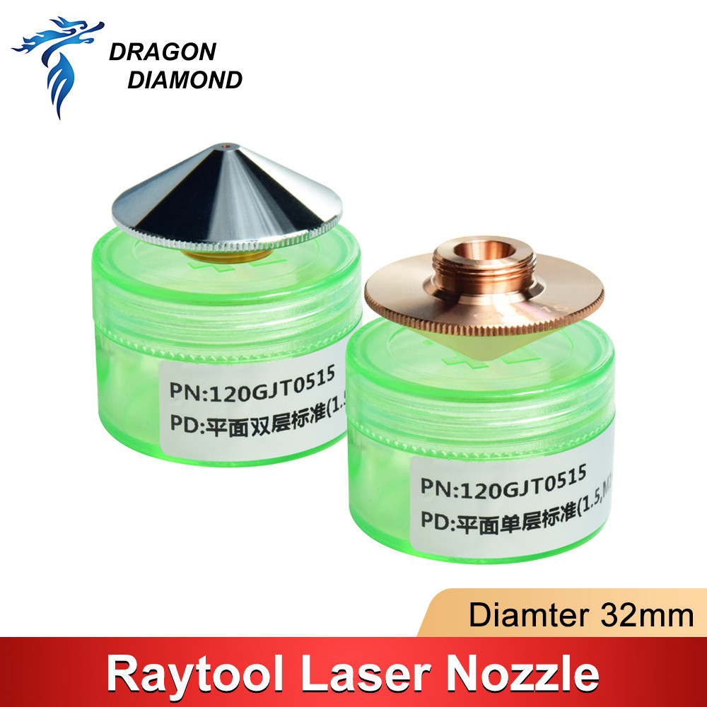 Original Raytools Laser Cutting Nozzle D32mm SingleLayer DoubleLayer ...