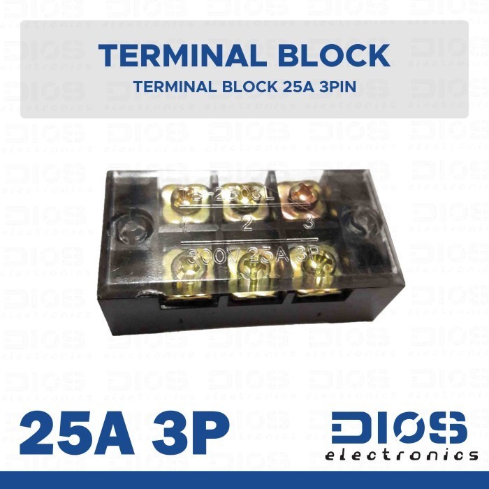 Terminal Block 25A - 3 PIN | Shopee Malaysia
