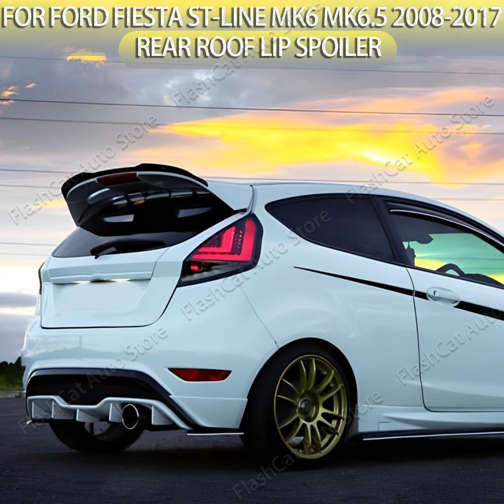 Rear Roof Trunk Spoiler Wing Tail Trunk Wing For Ford Fiesta ST-Line ...