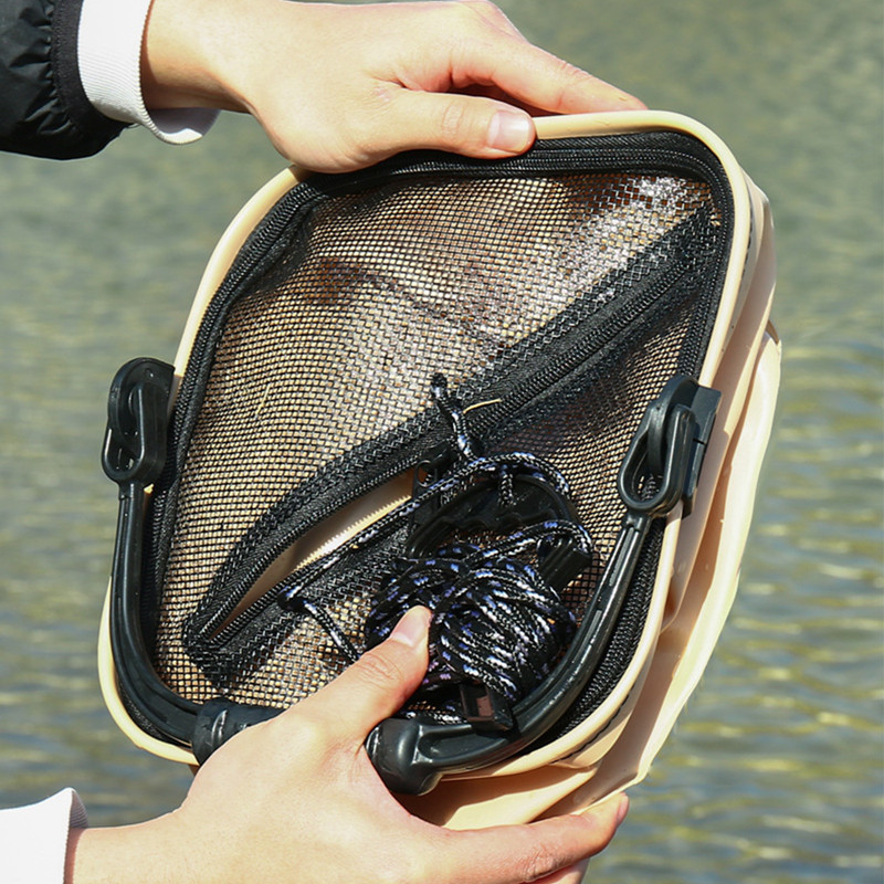 FAUSE 8L Multifunctional Foldable Fish Bucket,Collapsible Bucket With ...