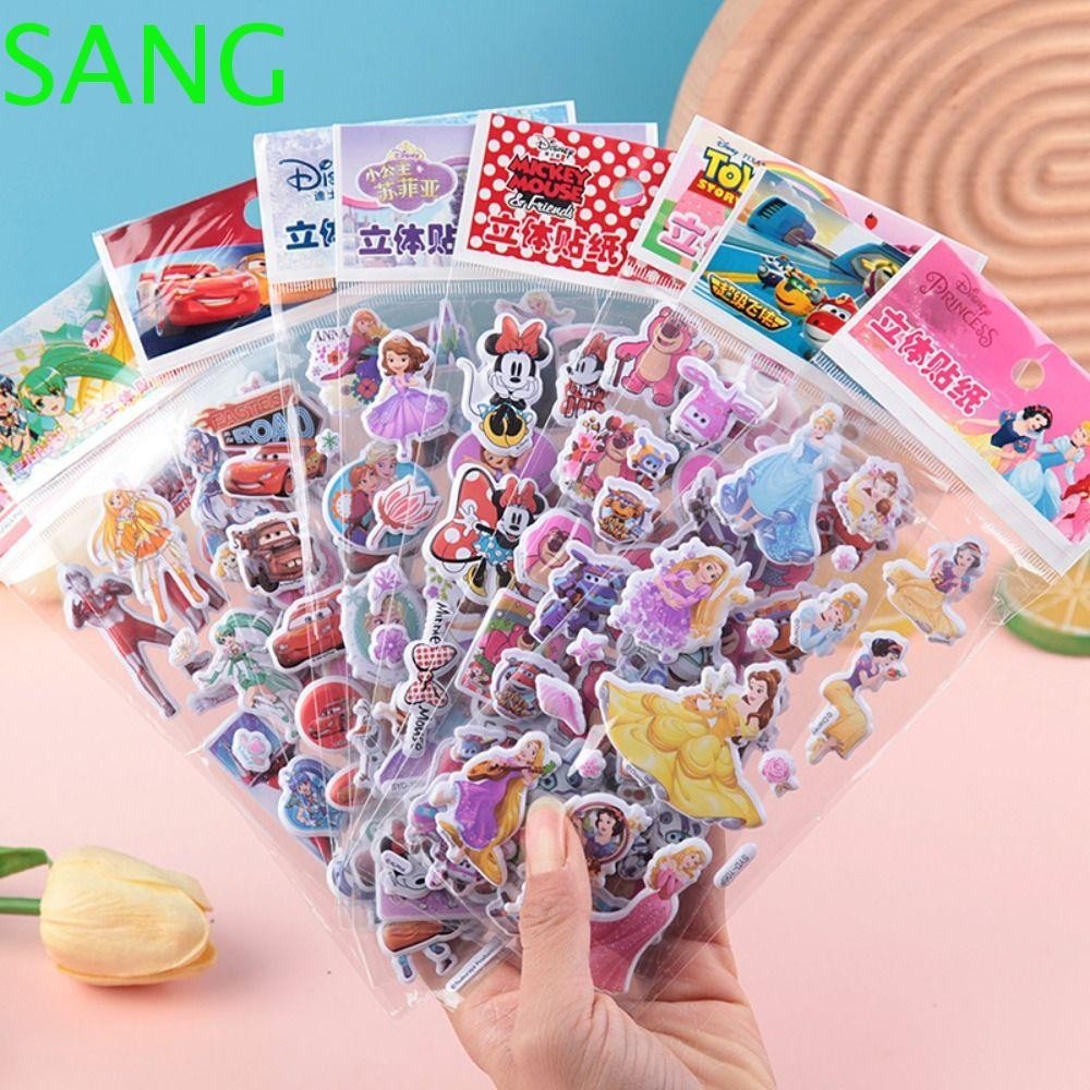 SANG 12 Sheets Stereo Bubble Sticker, Cartoon Kawaii 3D Foam Sticker ...