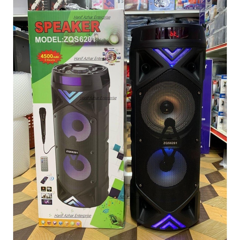 Speaker bass Super Bass Wireless ZQS bt speker | Shopee Malaysia