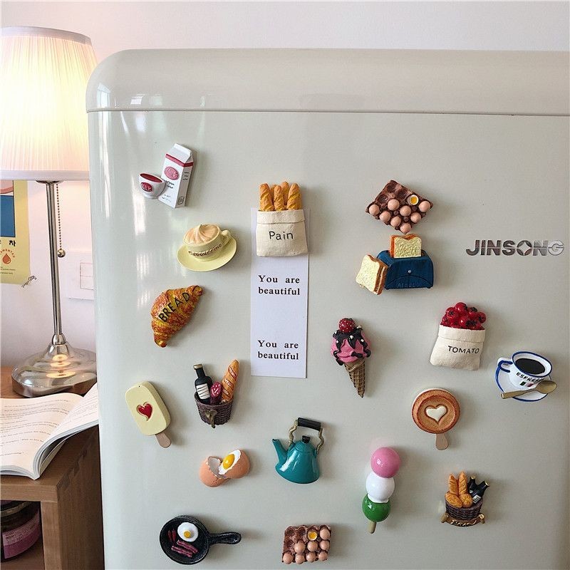 There is a Grocery Store~Refrigerator Stickers Three-Dimensional ...