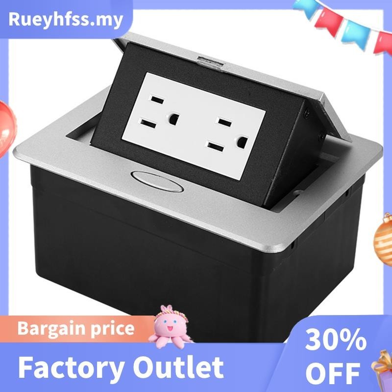 Excellent 1 Set 2 Outlets Pop-Up Floor Electrical Outlet Recessed ...