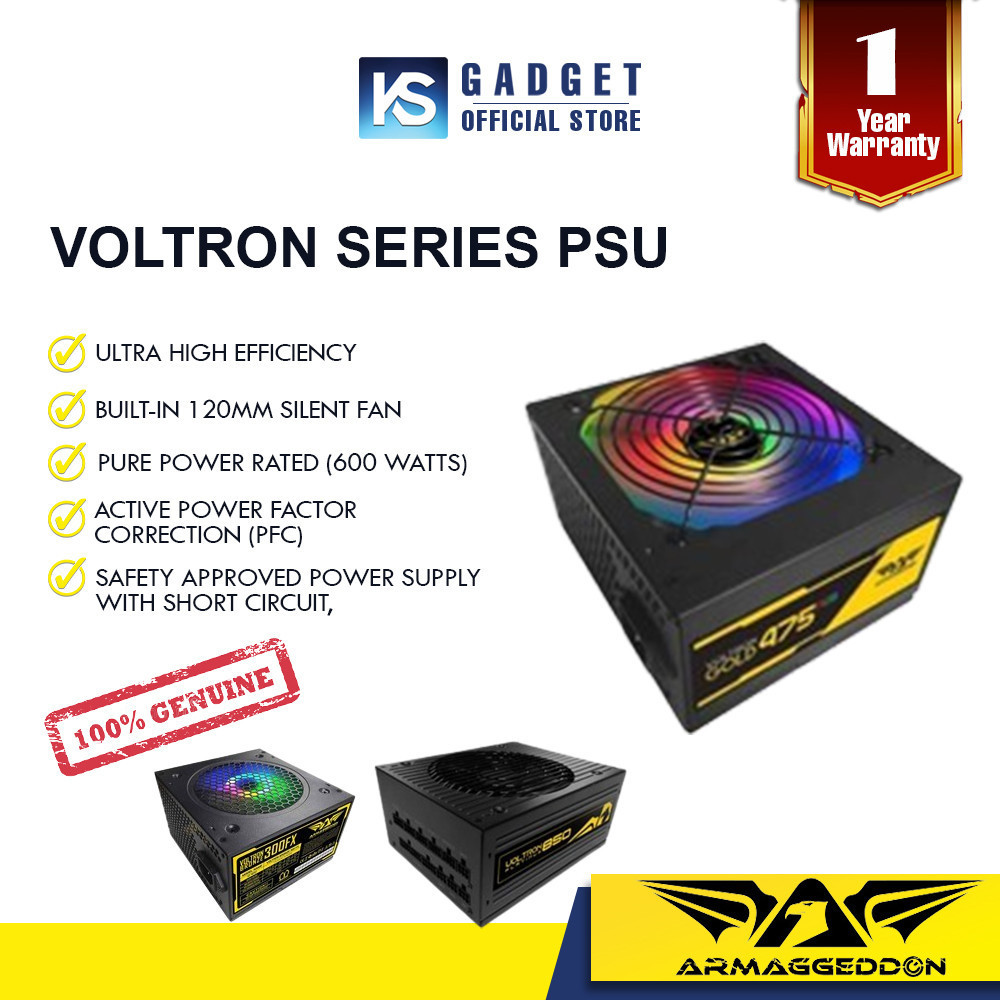 [Ready Stock]Armaggeddon Voltron Bronze/Voltron Gold Power Supply/Voltron Platinum Power Supply ...