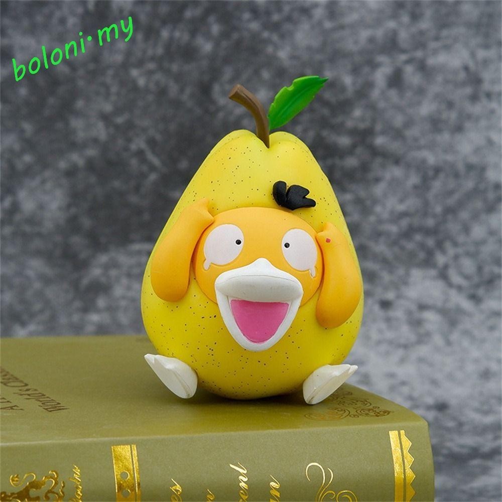 [COD] Psyduck Anime Figure, Under Pressure Kawaii Fruit Pear Psyduck ...