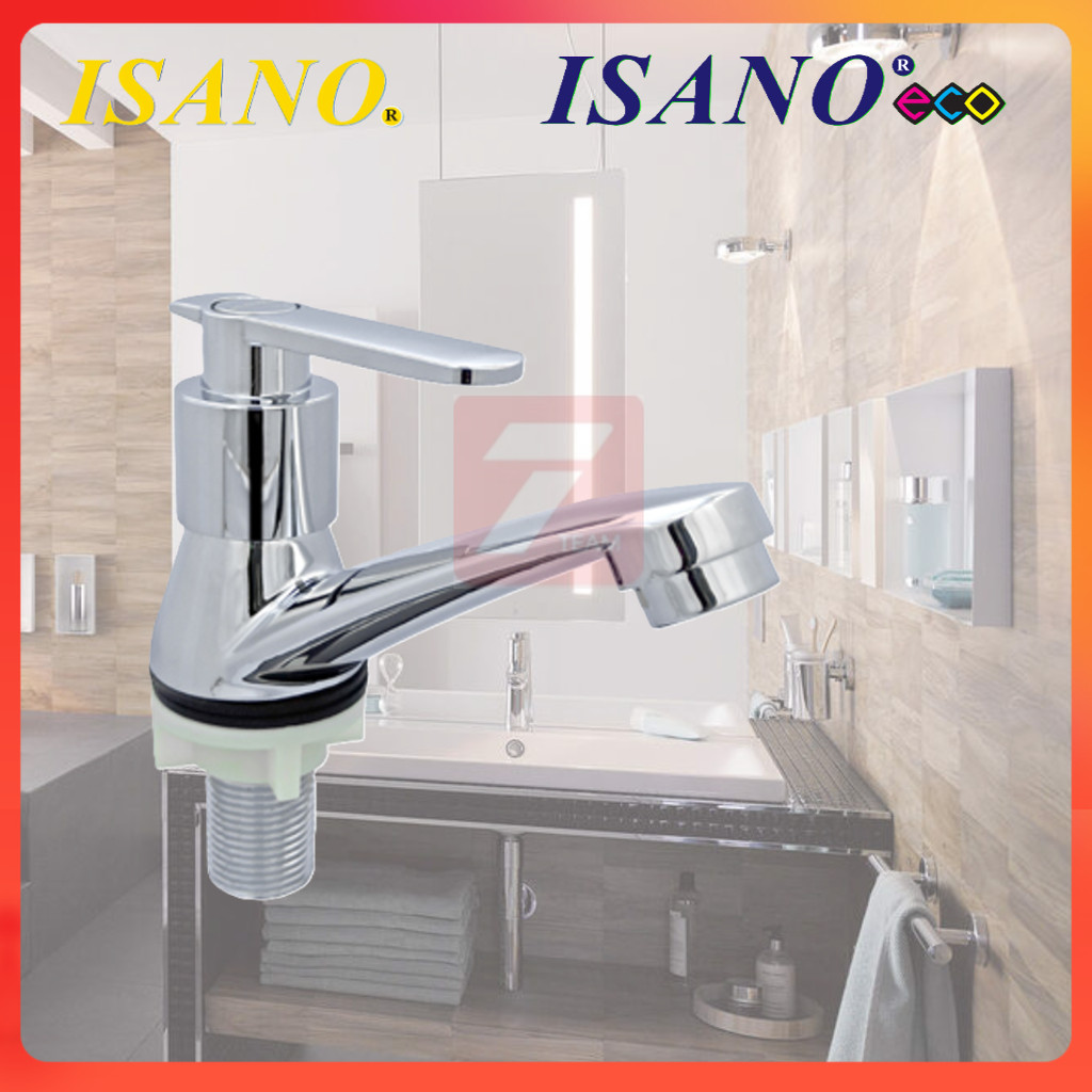 8380BI ISANO ECO 15mm Basin Pillar Water Tap for Bathroom / Kitchen ...