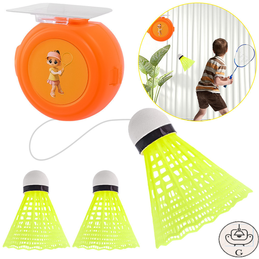 GS 6-Ball Self-Practice Equipment For Kids Adults /Badminton Single ...