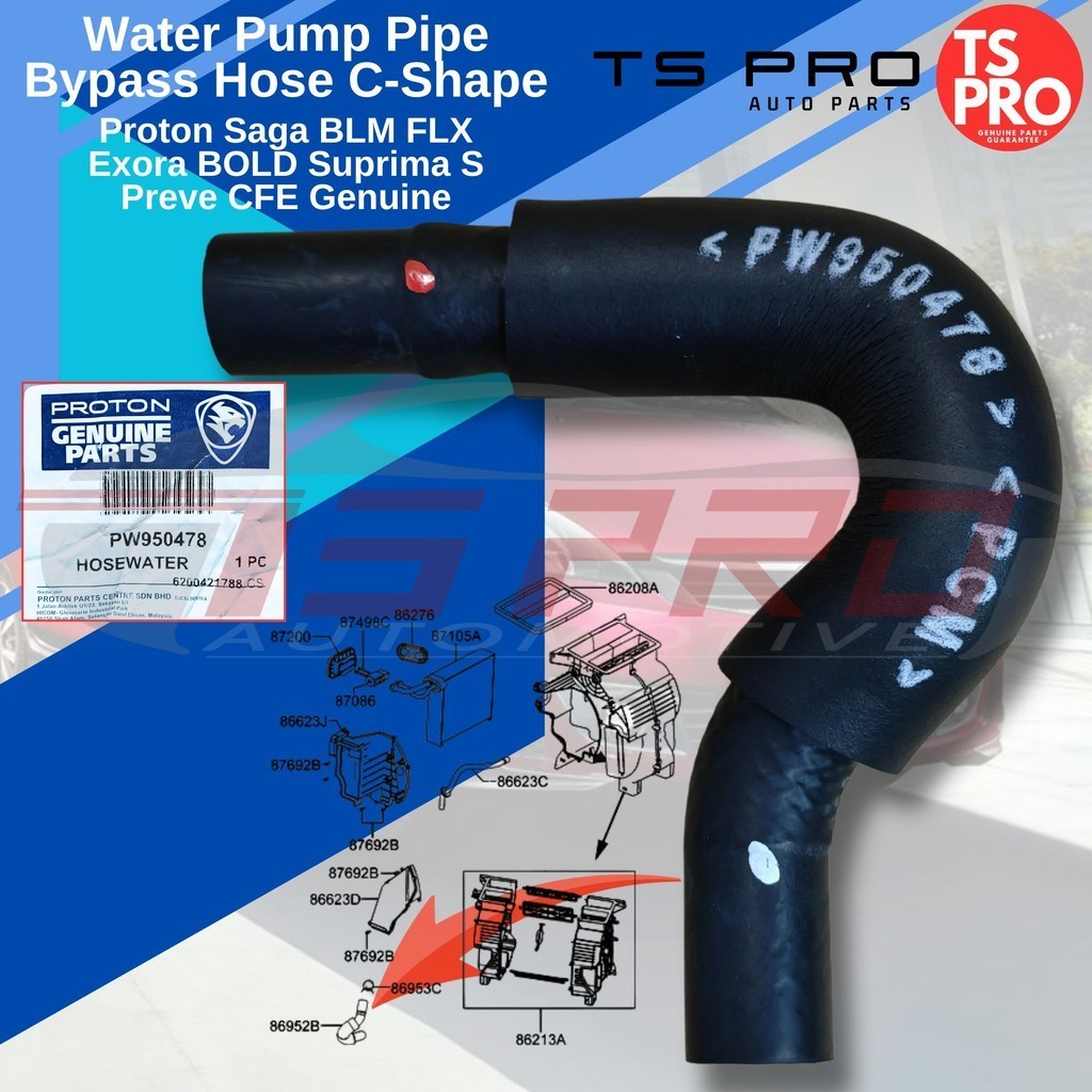 Proton Saga SV FLX Exora BOLD Suprima S Preve CFE Genuine Water Pump ...