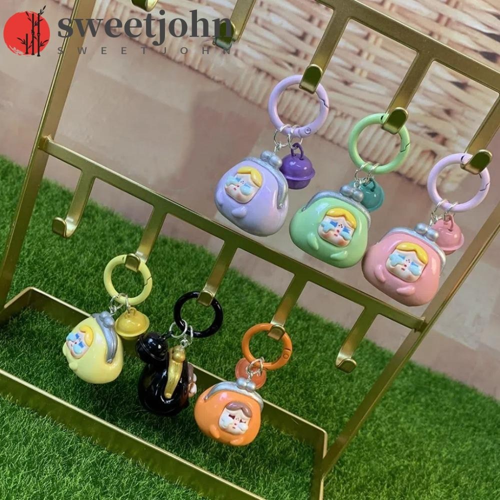 SWEETJOHN Crybaby Keychain, DIY Resin Cartoon Key Ring, Birthday Cute ...