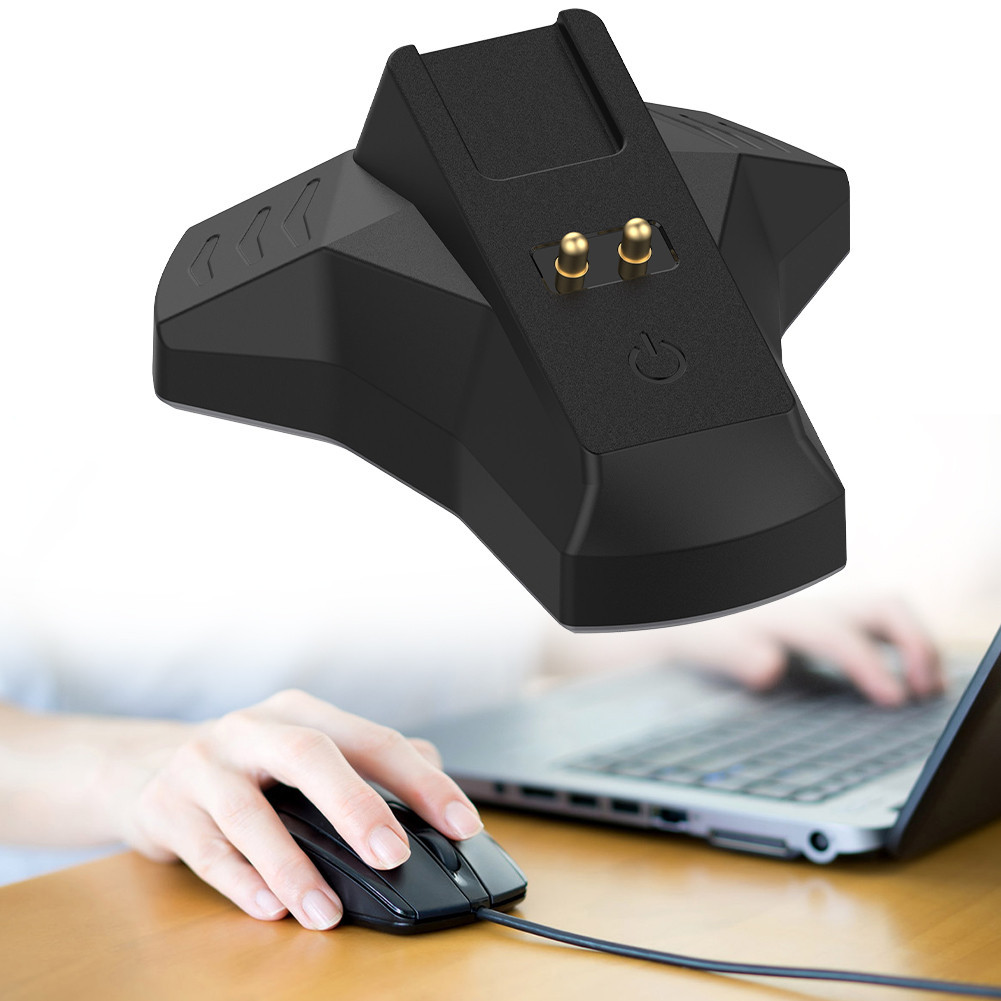 keepdreaming Mouse Charger Anti-Slip Feet Mouse Charging Dock with ...