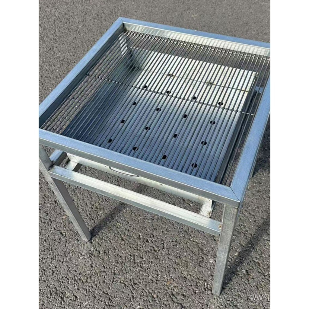 Extra Large Square Barbecue Table Multiplayer Barbecue Rack Detachable ...