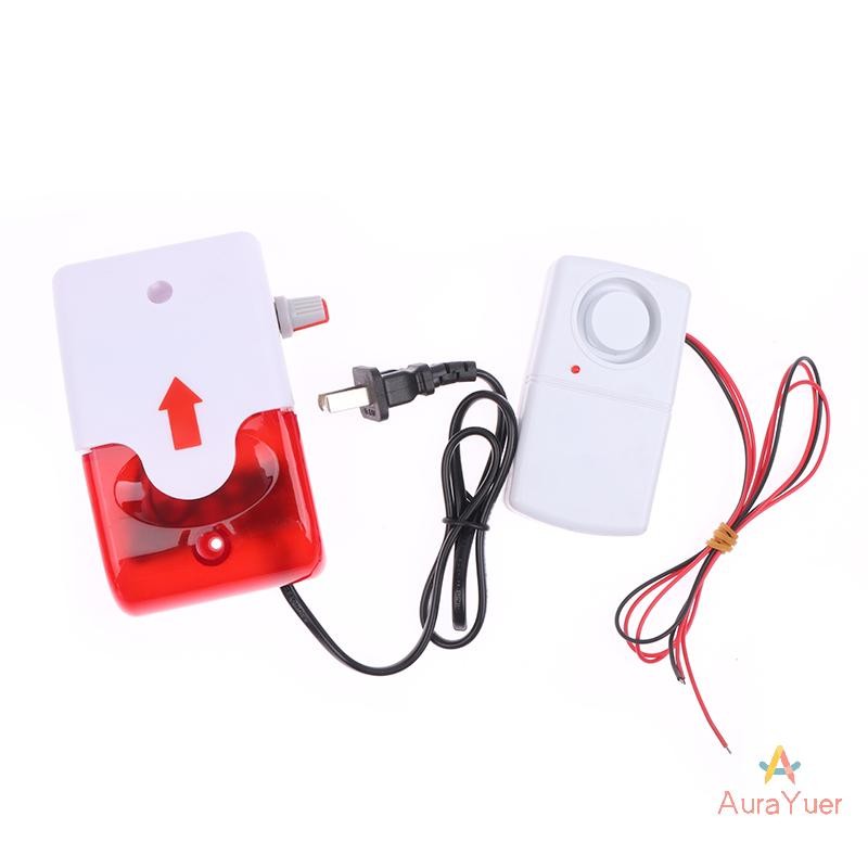 [AuraYuer] White LED Power Cut Failure Outage Alarm Warning Siren ...