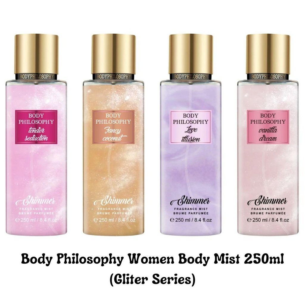 Body Philosophy Women Body Mist 250ml (Gliter Series) | Shopee Malaysia