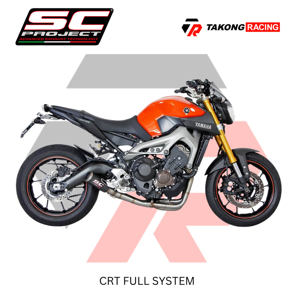 SC Project CRT Full System Exhaust - MT09 V1 / V2 | Shopee Malaysia