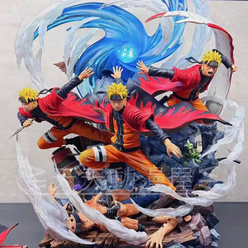 Free Shipping Naruto Model Studio Naruto VS Payne Split Spiral Shuriken ...