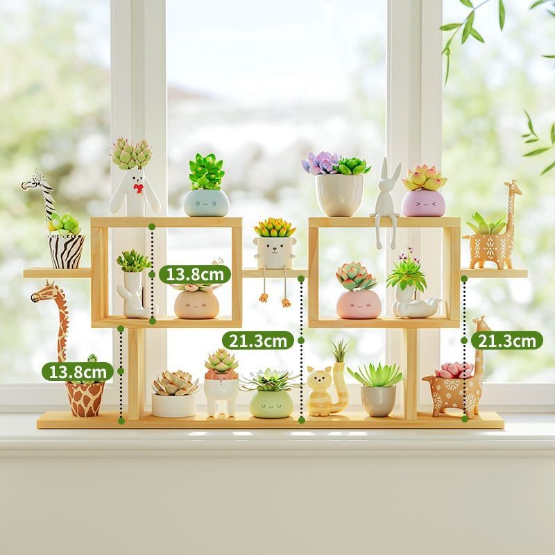 Window Sill Multi-Layer Flower Shelf Shelf Shelf Desktop Bay Window ...