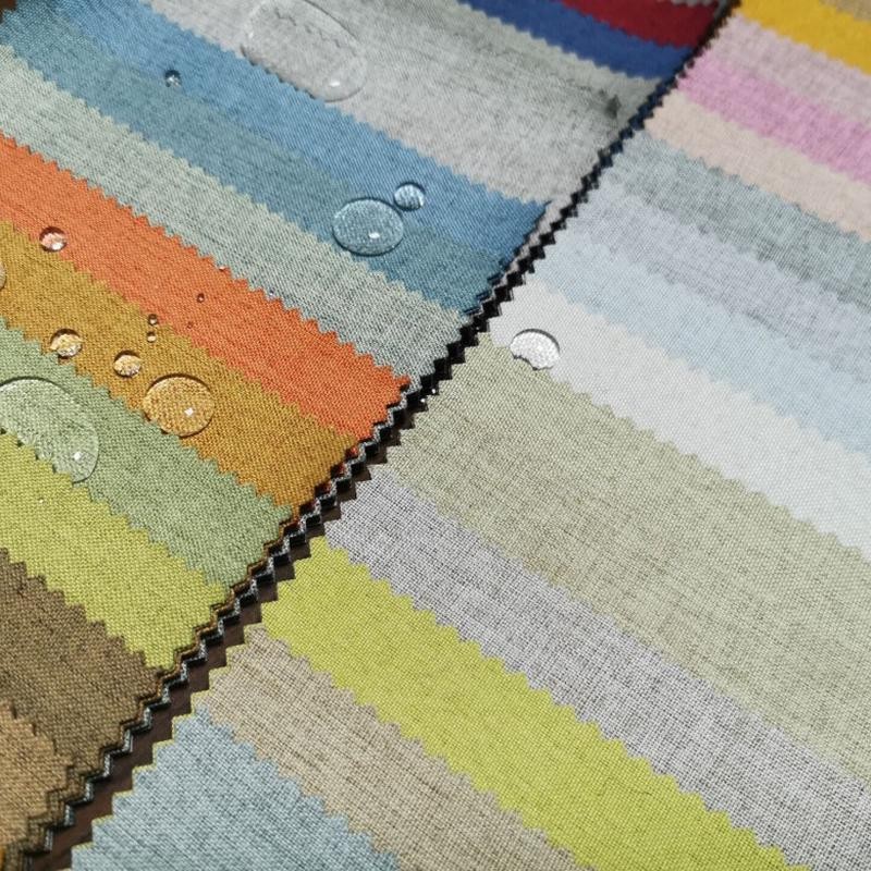 Linen selebar 2.8 meter, kalis air kain sofa, kapas dan linen, kain ...