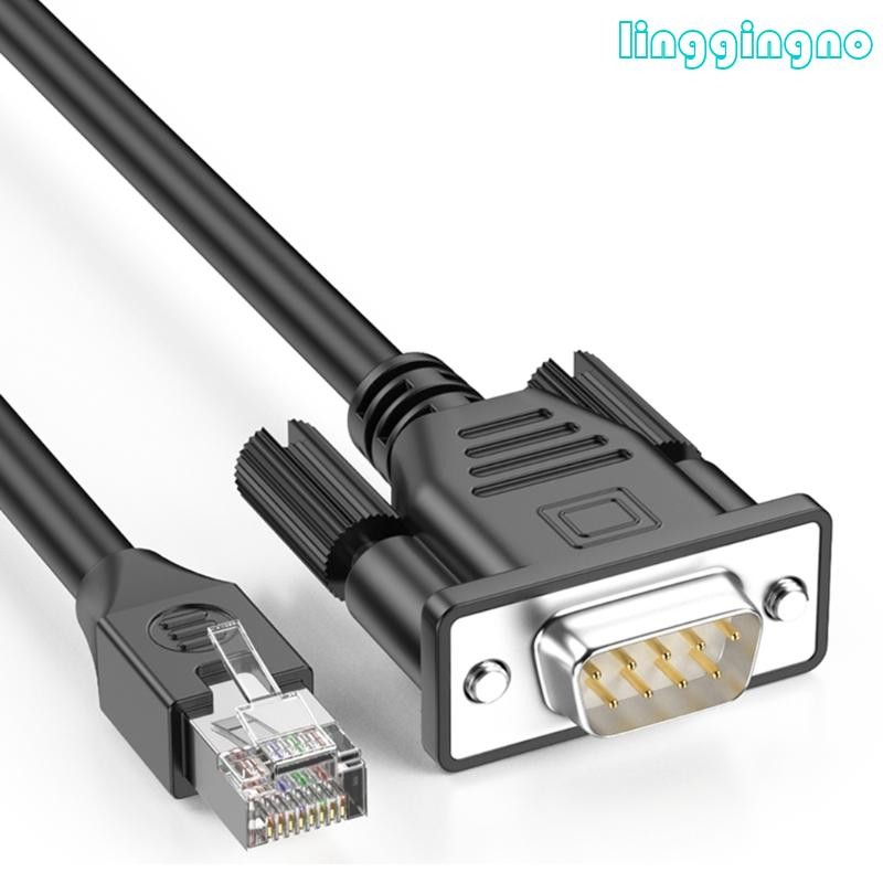 RR RJ45 to DB9 RS232 Serial Port Power Cable Male Female Connectors ...