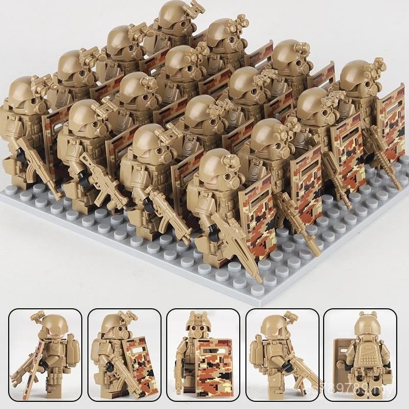 New Style Reloaded Army Building Blocks Special Forces Minifigures ...
