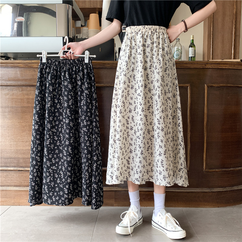 Westest KOREAN STYLE SKIRT FLOWER MOTIF QUALITY MULTIPURPOSE VIRAL ...