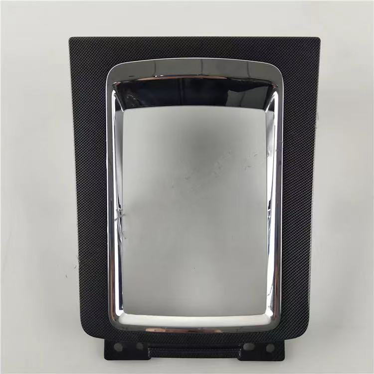 Mitsubishi (Lancer/Evo X/Inspira)Carbon fiber CVT Gear shift cover ...