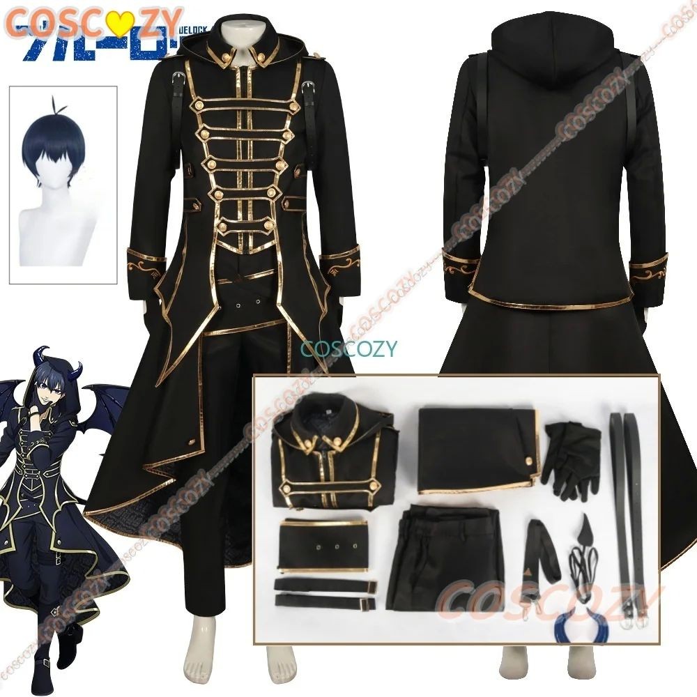 Isagi Yoichi Cosplay Costume Devil Suit Demon Isagi Black Uniform Pants ...