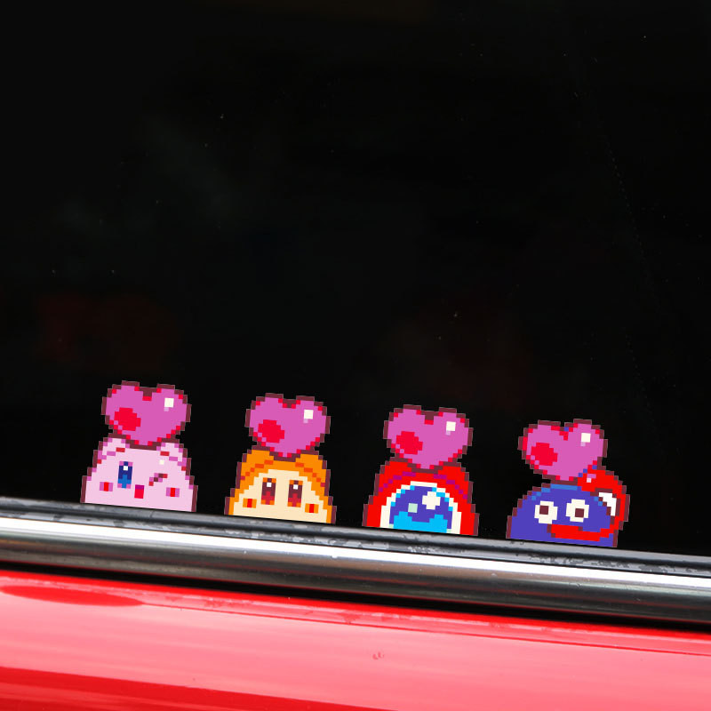 Star Kirby Car Stickers Block Scratches Electric Car Stickers ...