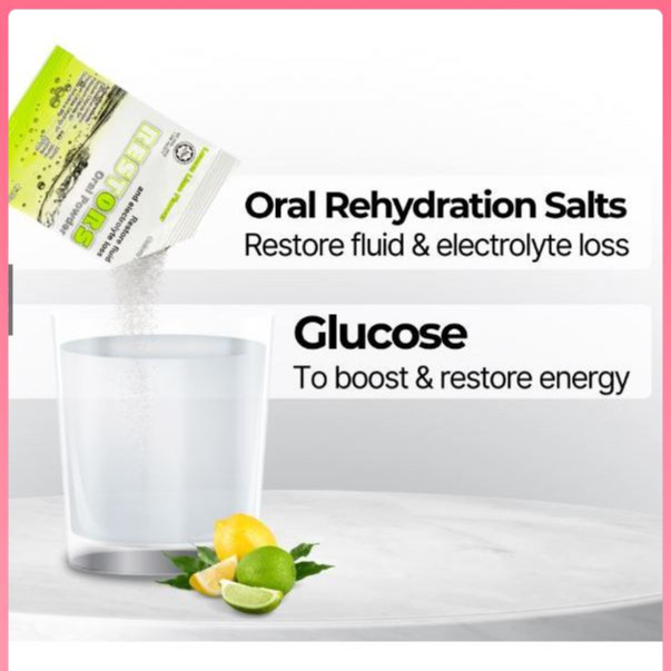 RESTORS Powder [Oral Rehydration Salt] - For Sports Recovery ...