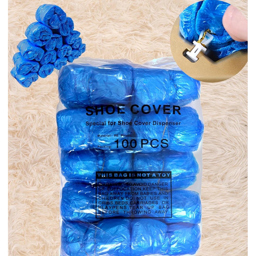 100 Shoe Covers Machine Supplements Disposable Shoe Covers with T ...