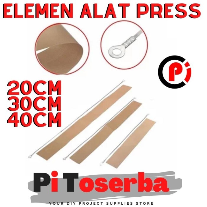 MESIN Impulse Sealer Plastic Press Machine Heating Element 2mm Length ...