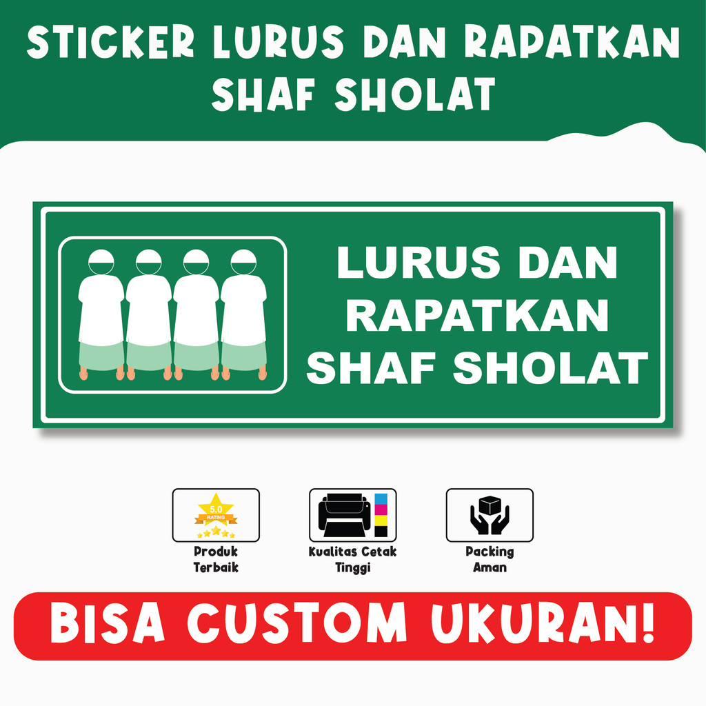 Straight Sticker and Close the Prayer Shaf - Shaf Position Guide ...
