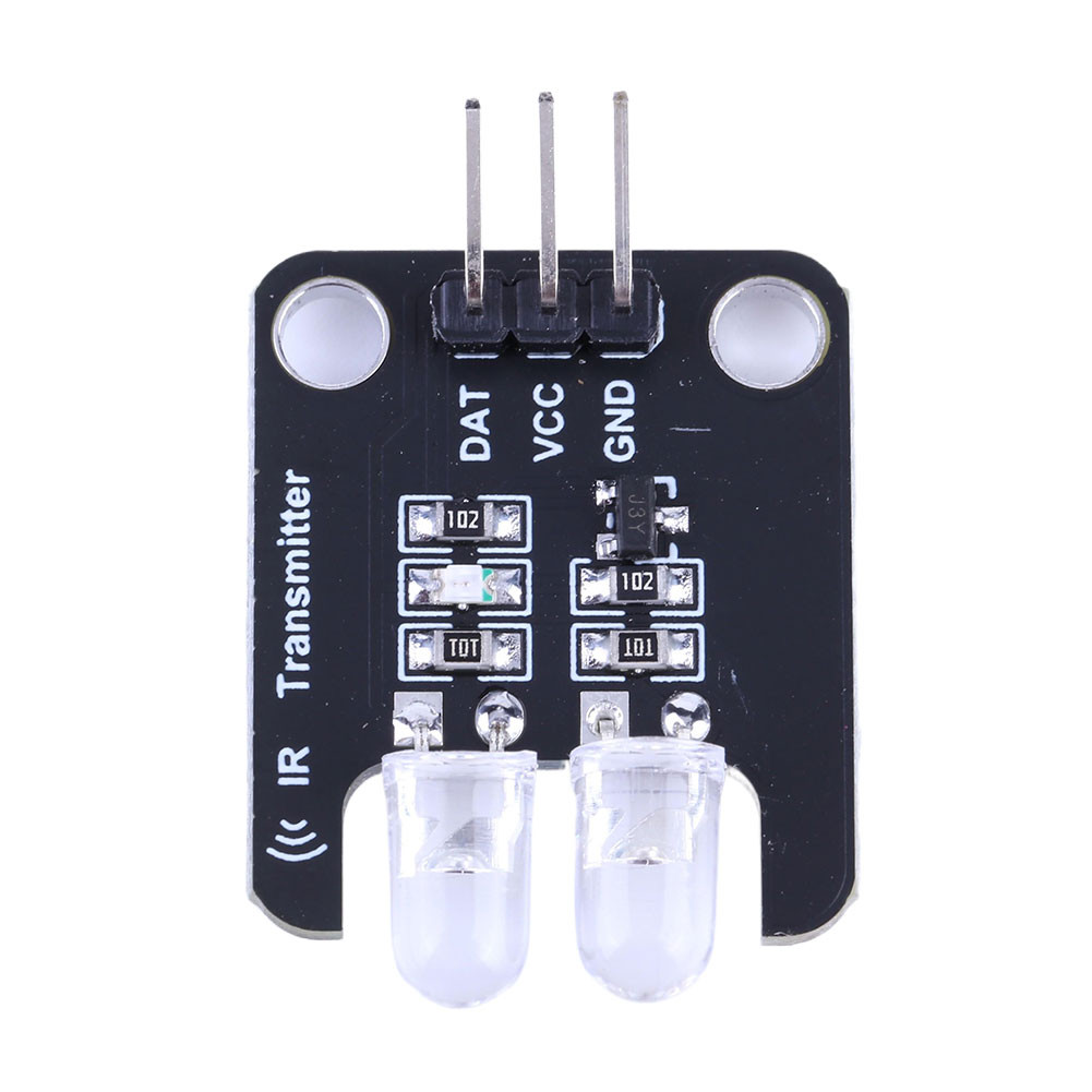 Arduino-Compatible Dual-Tube IR Transmitter Module for Remote Control ...