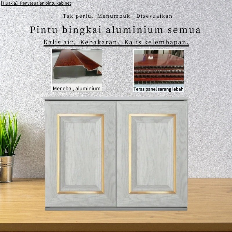 [Huaxia] Customized Frame Cabinet Door All Aluminum Bathroom Cabinet ...