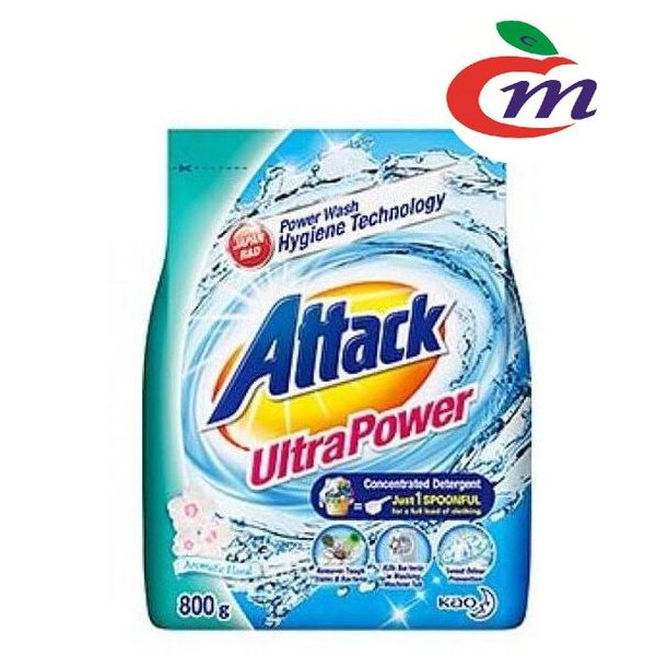 Attack Powder Detergent Ultra Power 800g | Shopee Malaysia
