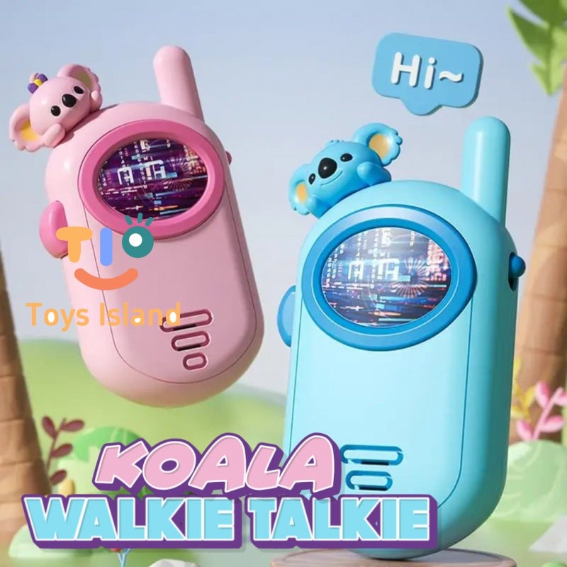 【Toys Island】KOALA DIARY Walkie Talkie Set Long Distance Telephone Gift ...