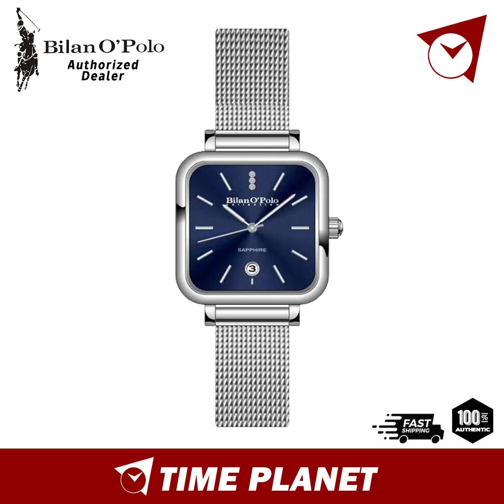 [Official Warranty] BilanO' Polo Collection PC-L6860S-2A Silver Blue ...