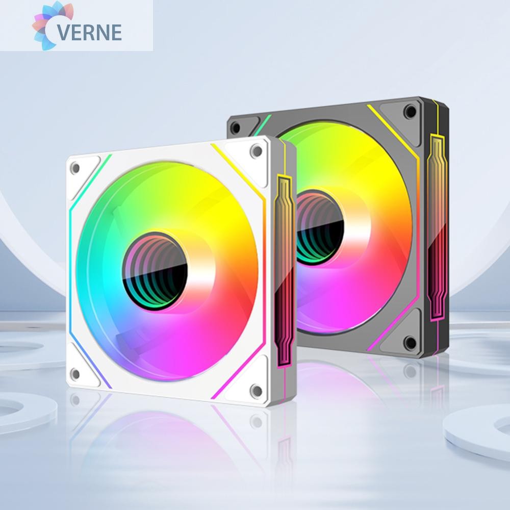 [Verne.my] 12cm ARGB 5V 3Pin 4 Pin PWM CPU Case Cooling Fan Infinity ...