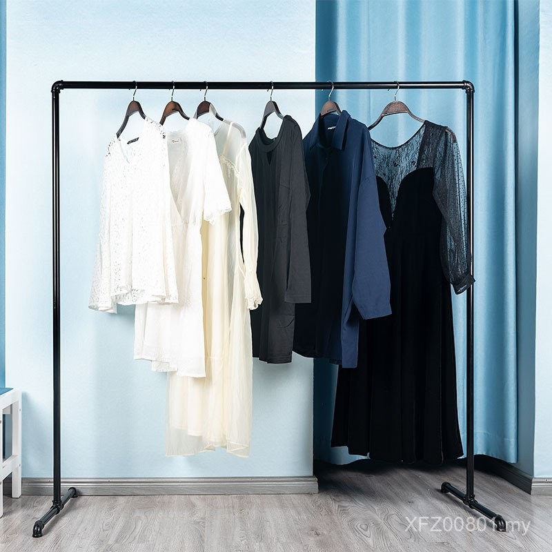 Clothes Rack Retro Clothes Rod Clothes Rack Floor-standing Floor ...