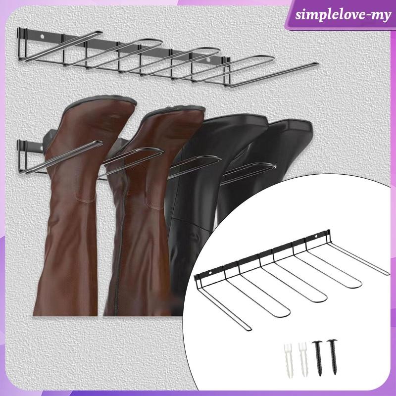 [SimpleloveMY] Wall Hanging Long Boots Rack Shoes Hanger Heavy Duty ...