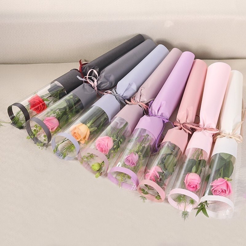 Flower Wrapping Paper Color Transparent Frame List Waterproof Flower ...