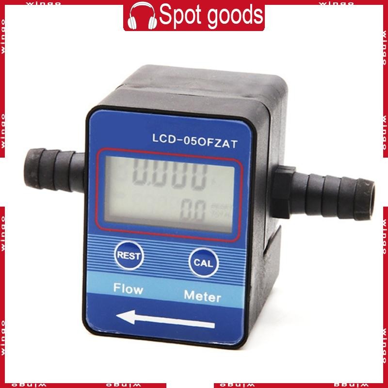 WIN Water Oil Flow Meter 30-1200L H Fluidmeter Counter Hall Effect ...