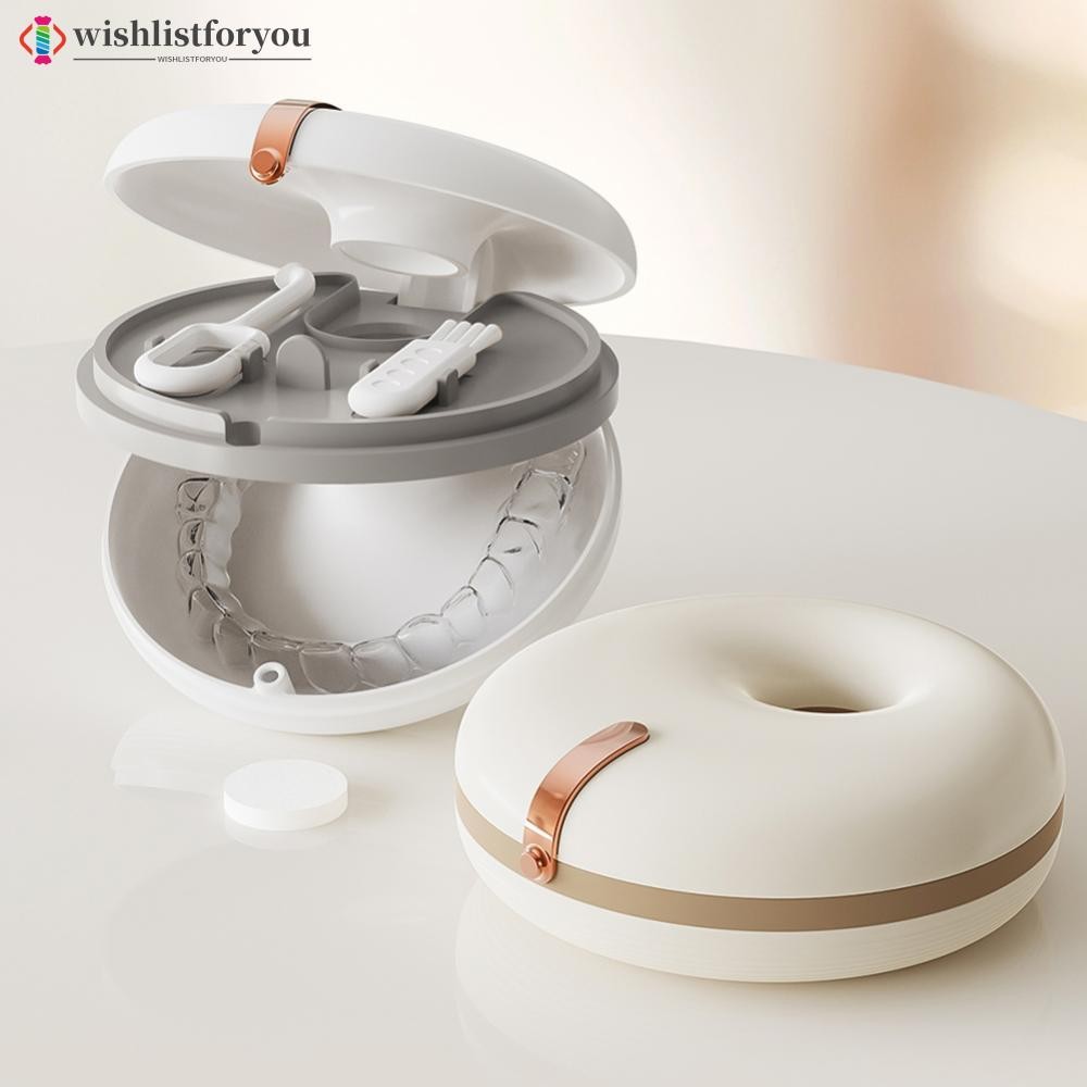 Wishlistforyou Doughnut Braces Storage Box Invisible Braces Orthodontic ...