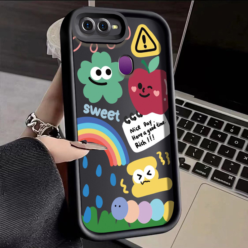 For Oppo F9 Pro F11 A7x A9 2019 A9x Realme 2 Pro U1 Case Fun Animation