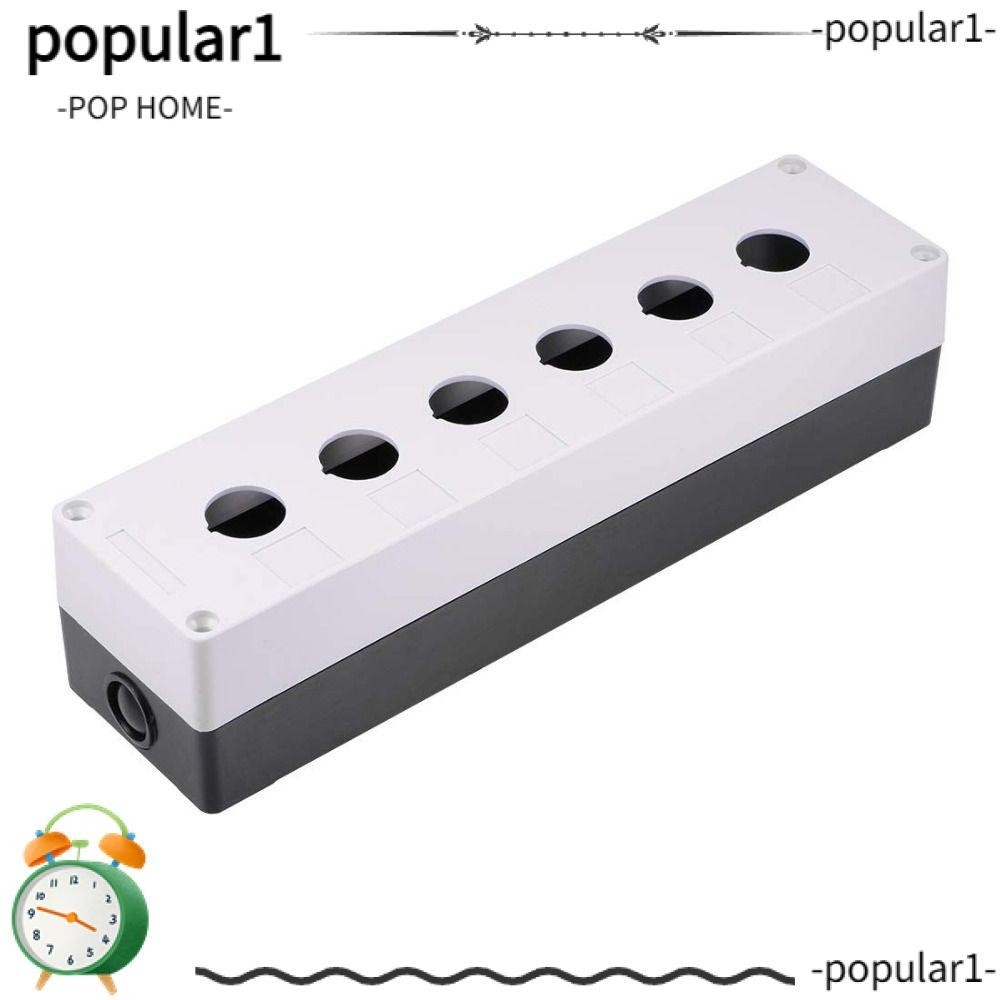 POP Switch Control Box, 22mm Aperture White&Black Button Switch Box ...
