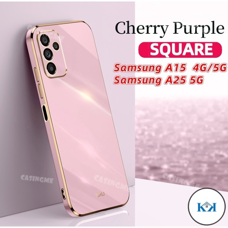 KK Samsung A15 A25 5G 2023 Luxury 6D Plating Casing For Samsung Galaxy A25 A35 A55 A05 A05a ...