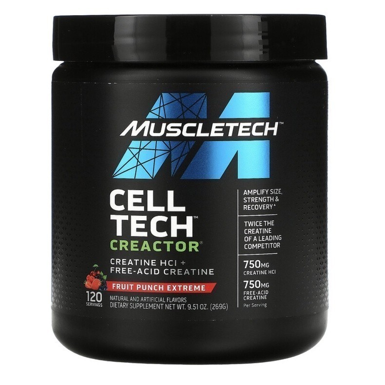 Muscletech Creactor, Muscletech Creatine, 120 Servings (Amino) USA ...