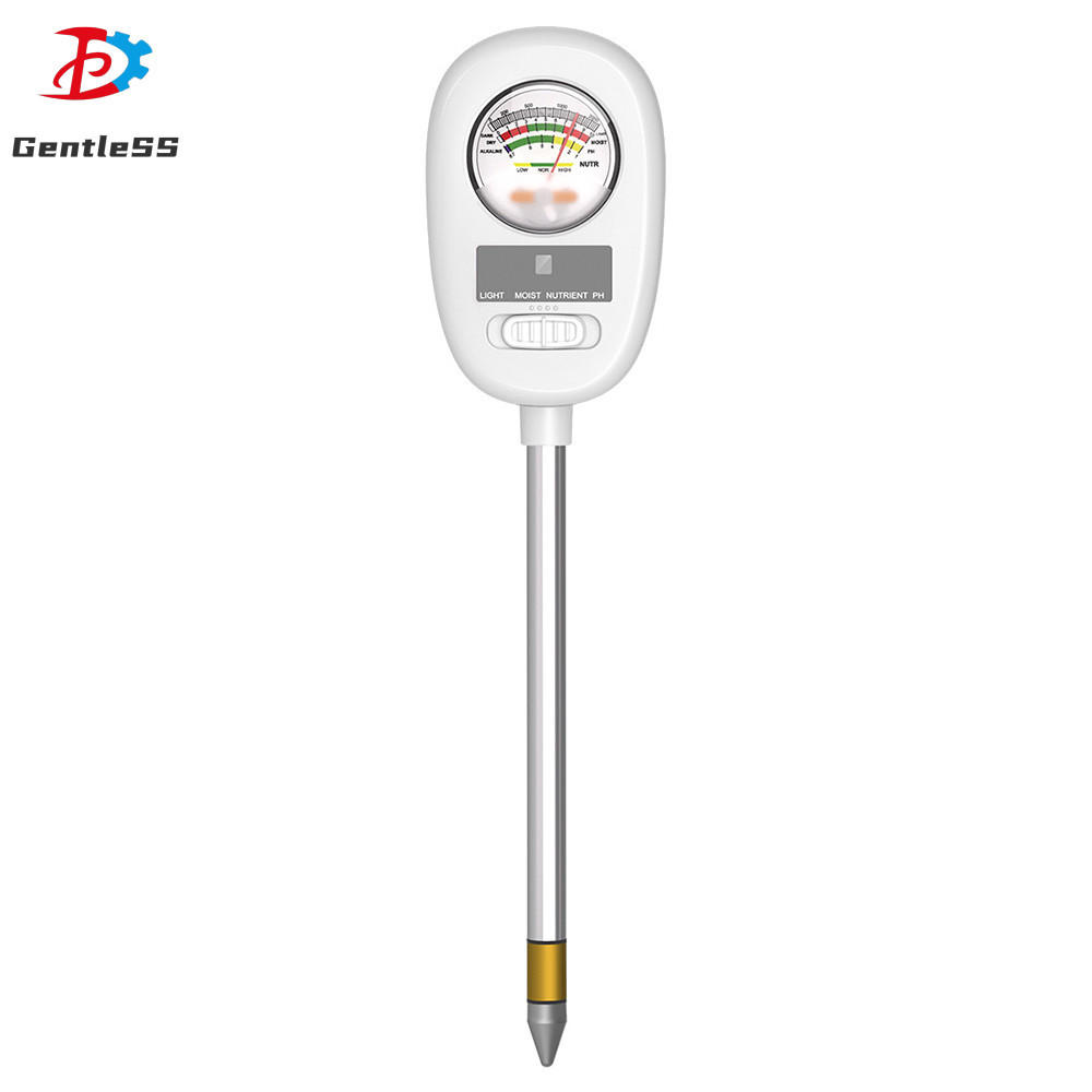 Soil PH Value Light Moist Nutrient Test Meter 4in1 Indoor Potted Plant ...